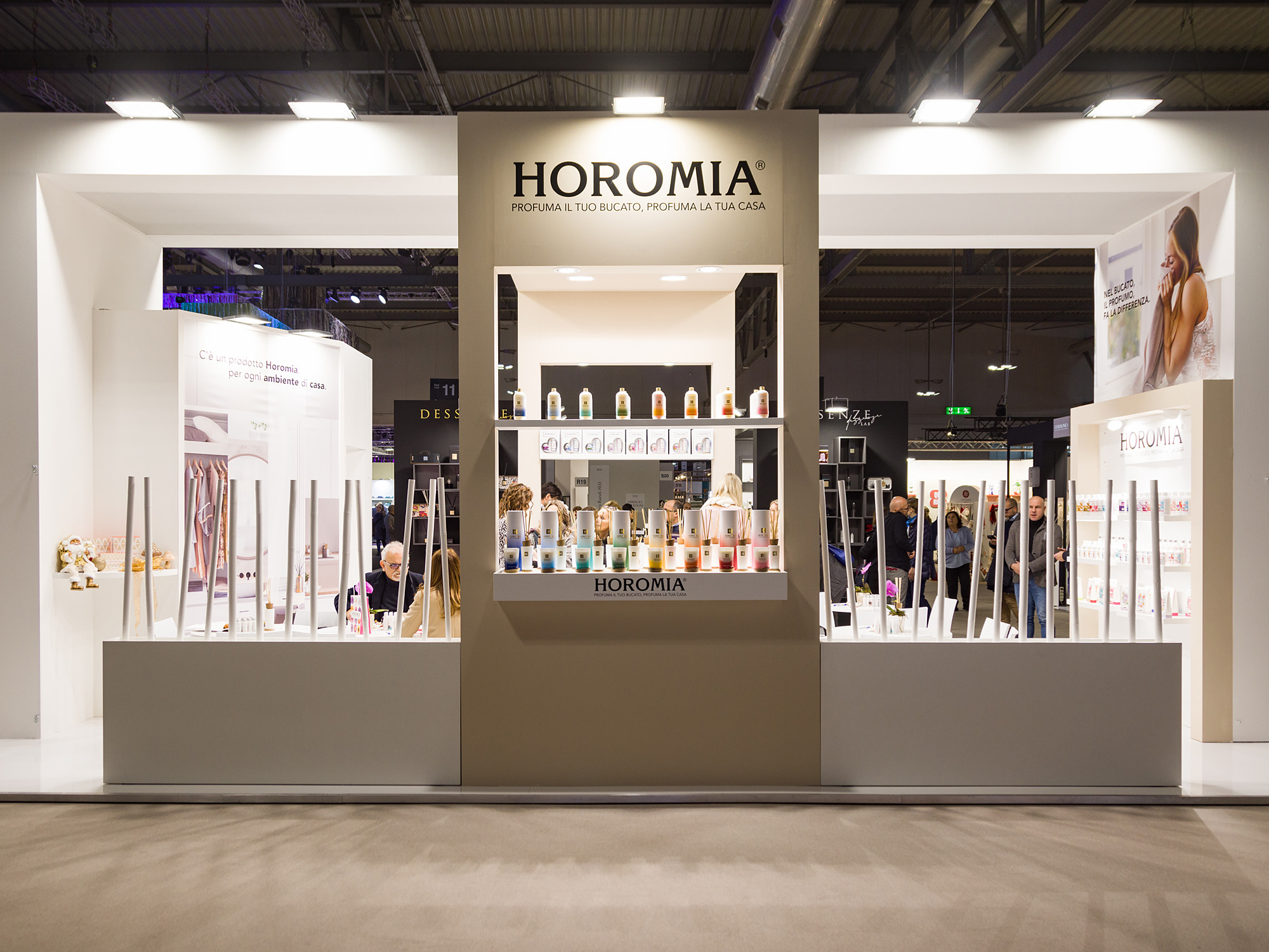 Allestimenti fieristici per Horomia, Milano Home | Effetre