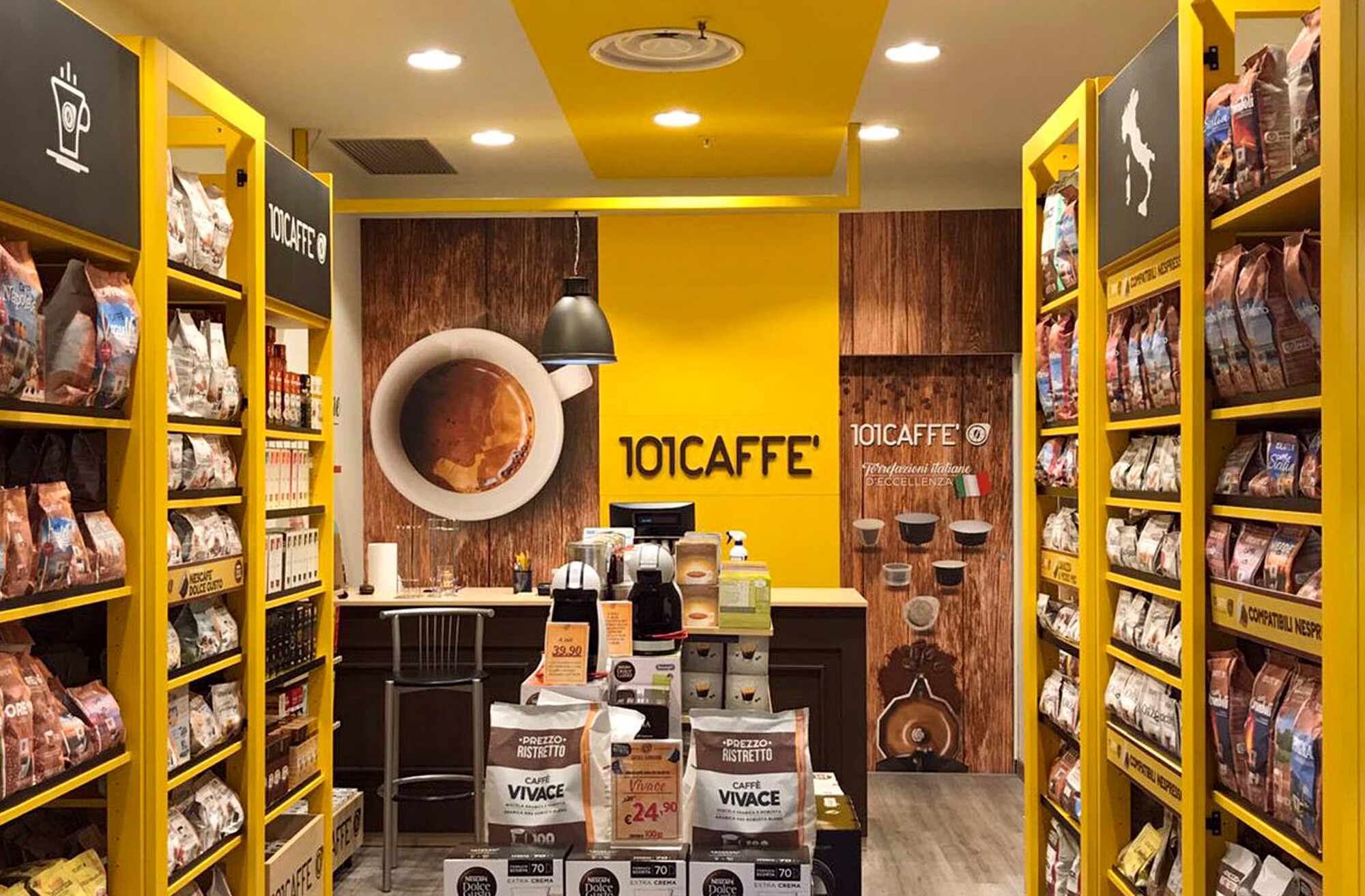 Realizzazione Nuovo Punto Vendita 101 Caffè
