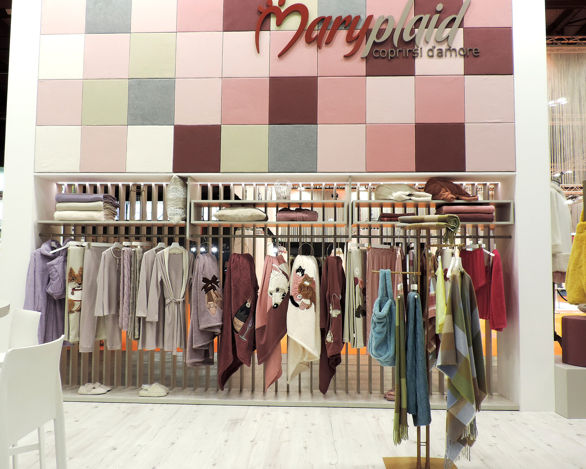 Exhibition Stand Maryplaid | Milano Home | Effetre