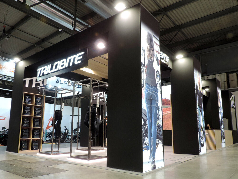 Stand fiera EICMA Trilobite Motorcycle Jeans | Effetre